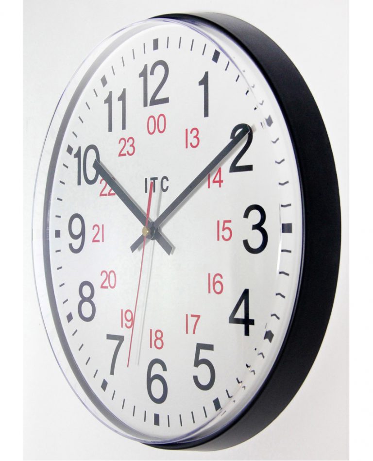 12 inch Prosaic 24; a Brown Resin Wall Clock | Clock by Room