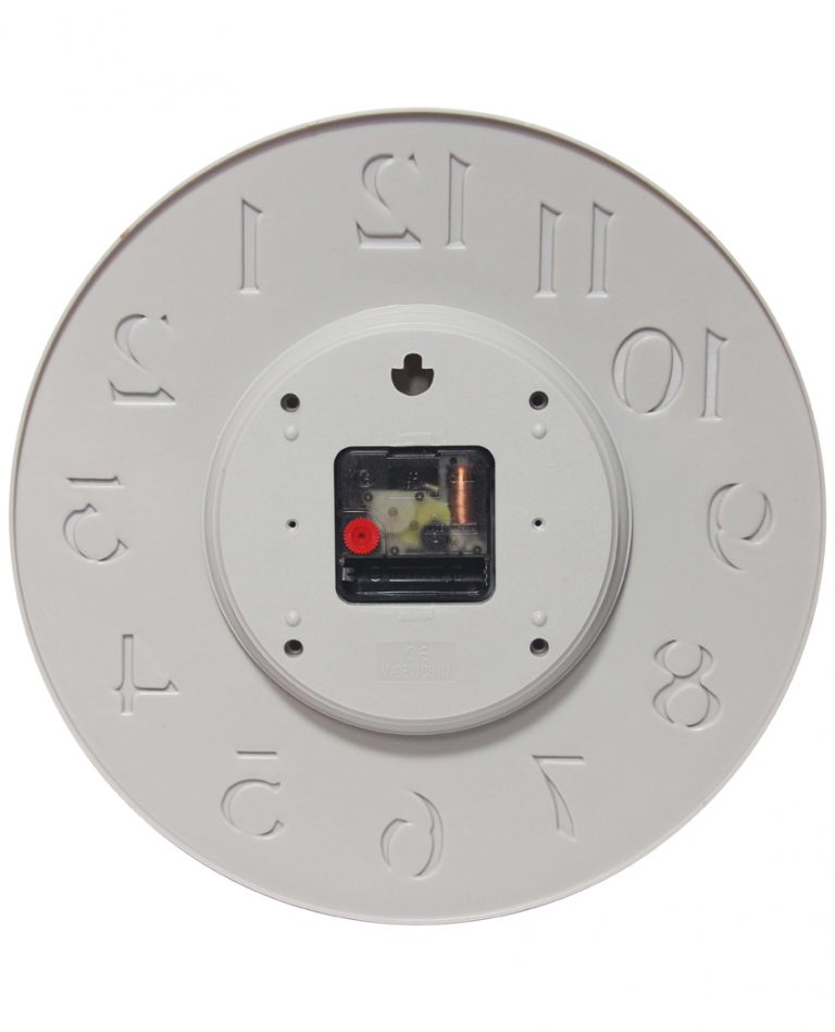 12 inch Vogue Grey Resin Wall Clock for Indoor | Clock by Room