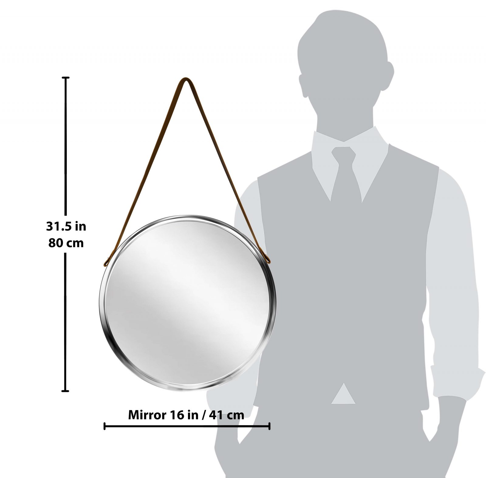 Decorative Silver Mirror