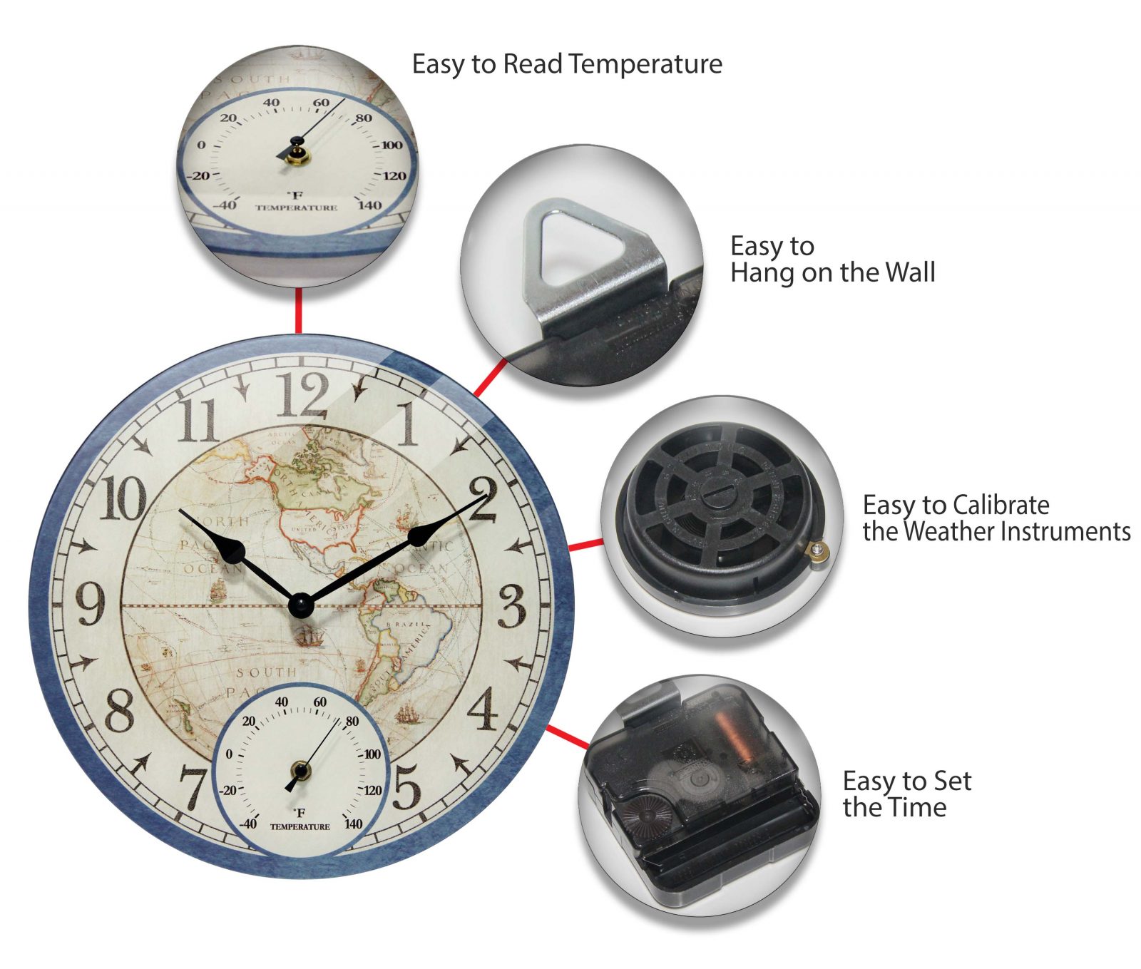 Orbis All Weather Clock