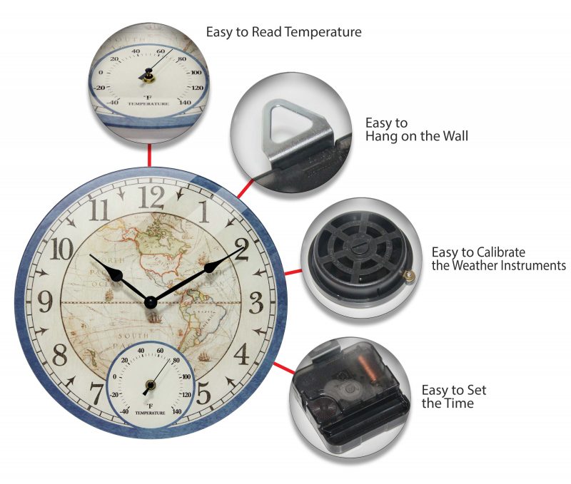 Orbis All Weather Clock