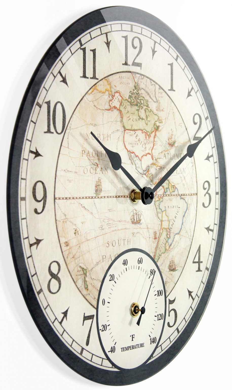 Orbis Black All Weather Clock