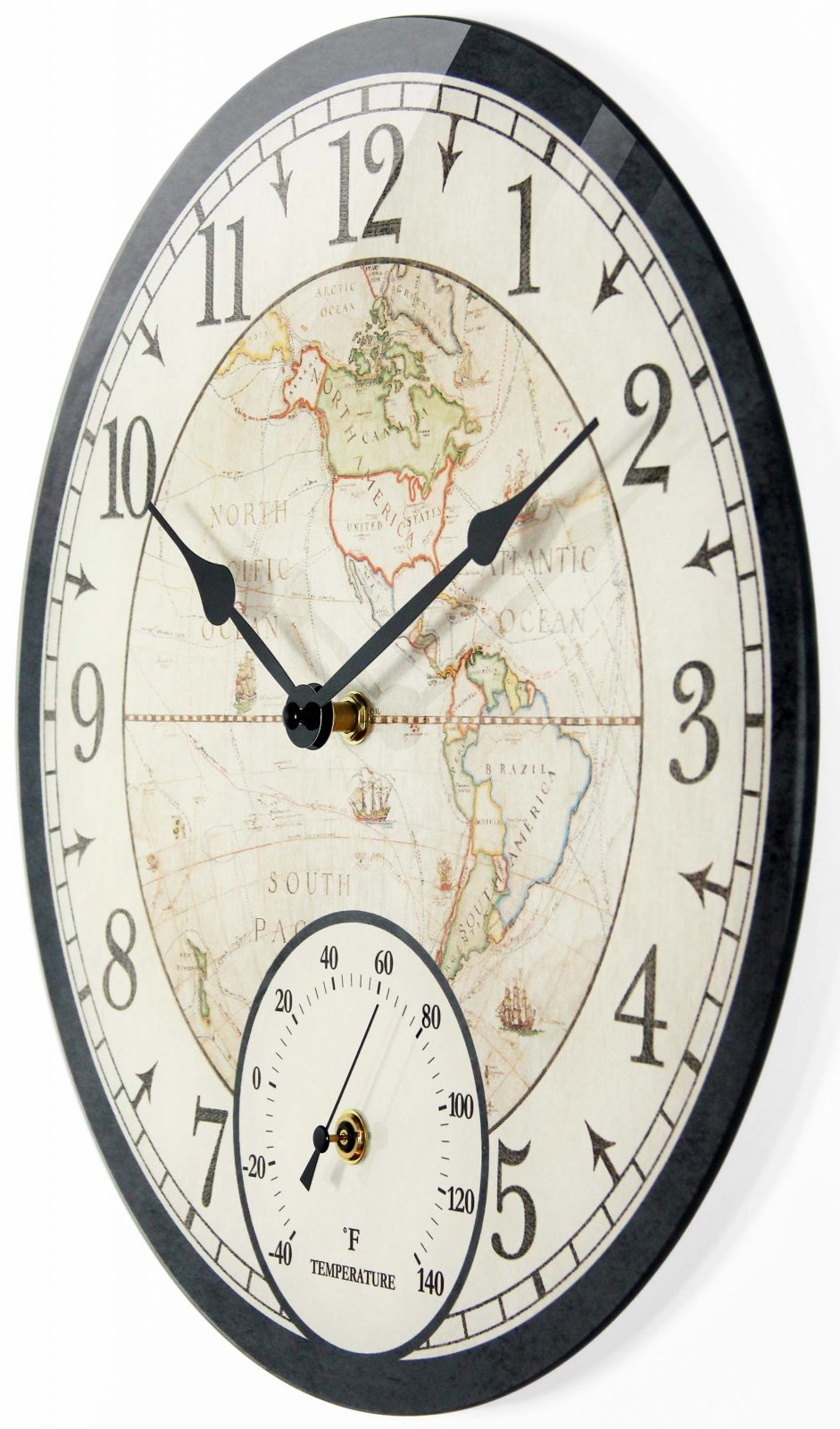 Orbis Black All Weather Clock