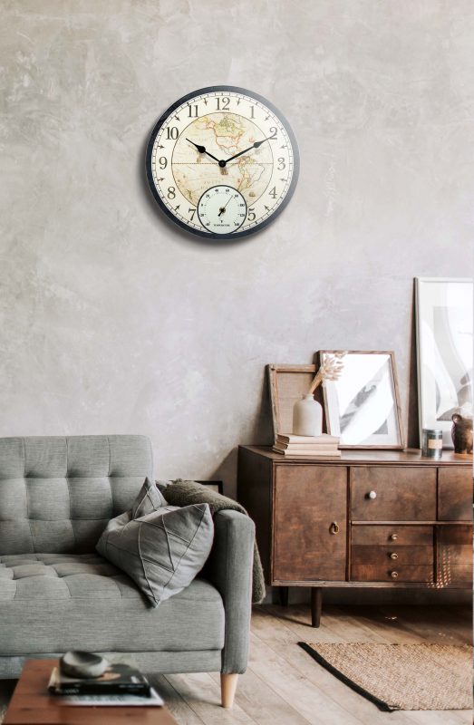 Orbis Black All Weather Clock