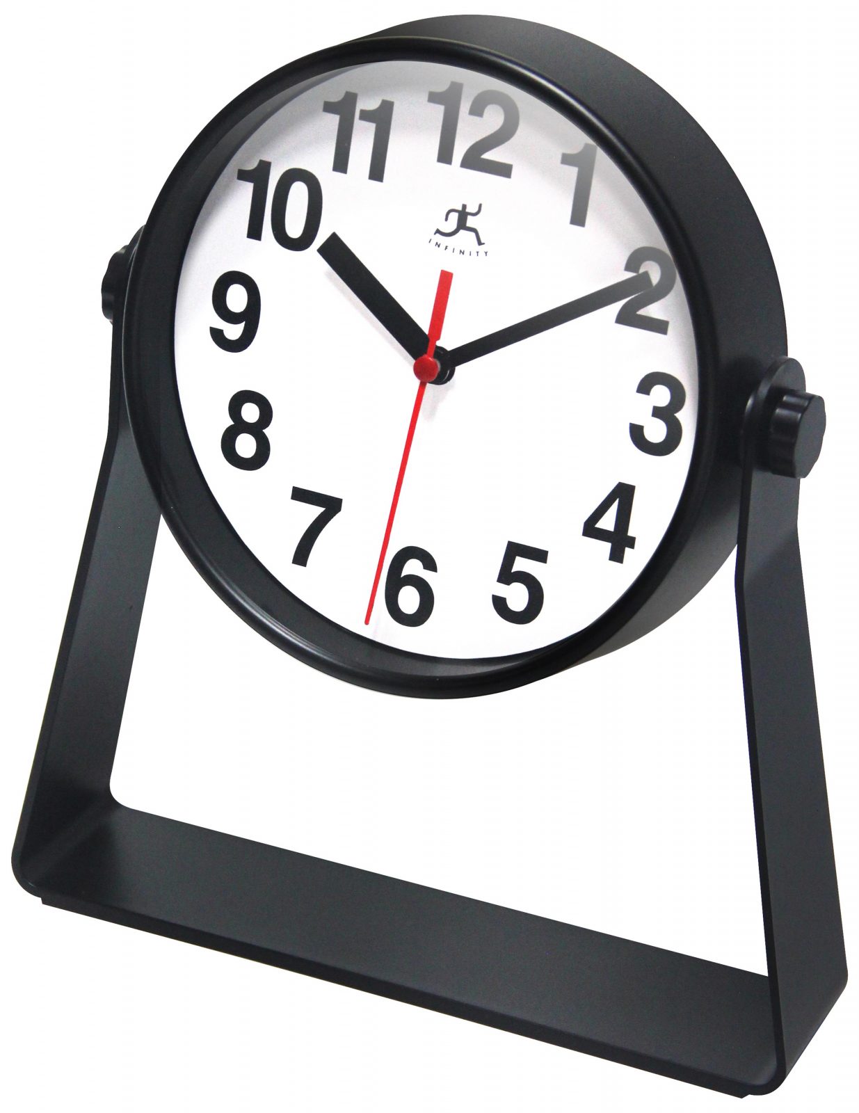 6 inch Stirrup; a Black Resin Desktop Clock | Clock by Room
