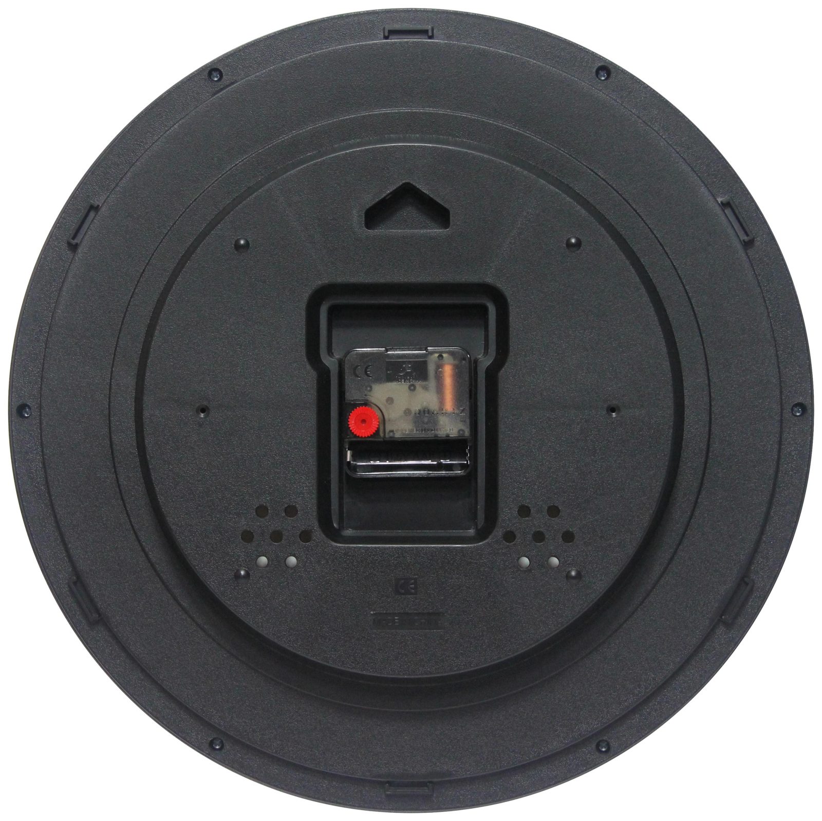 14 inch Obsidian; a Silver Resin Wall Clock | Clock by Room