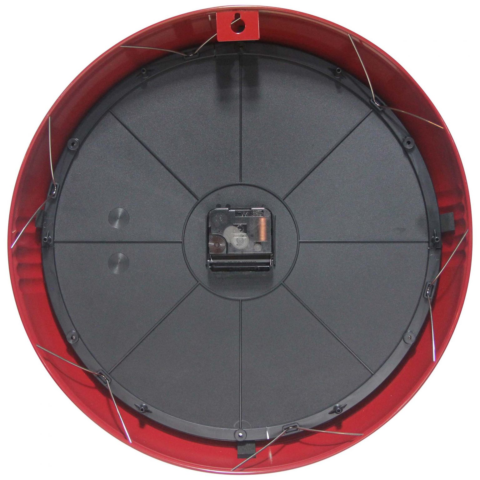15 inch Retro Red; a Red Aluminum Wall Clock | Clock by Room