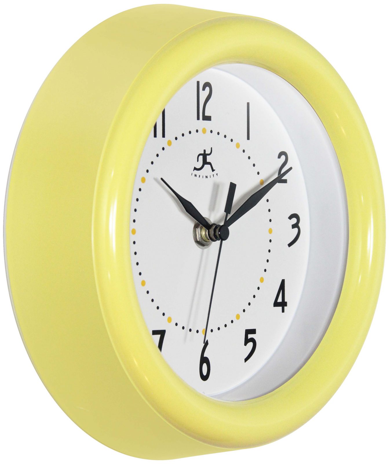 8 inch Spartan; a Yellow Resin Wall Clock | Clock by Room