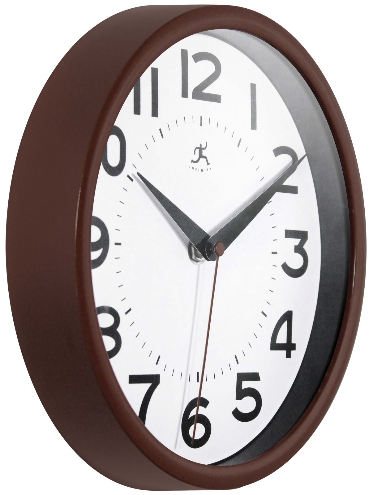9 inch Metro Brown Resin Wall Clock | Clock by Room