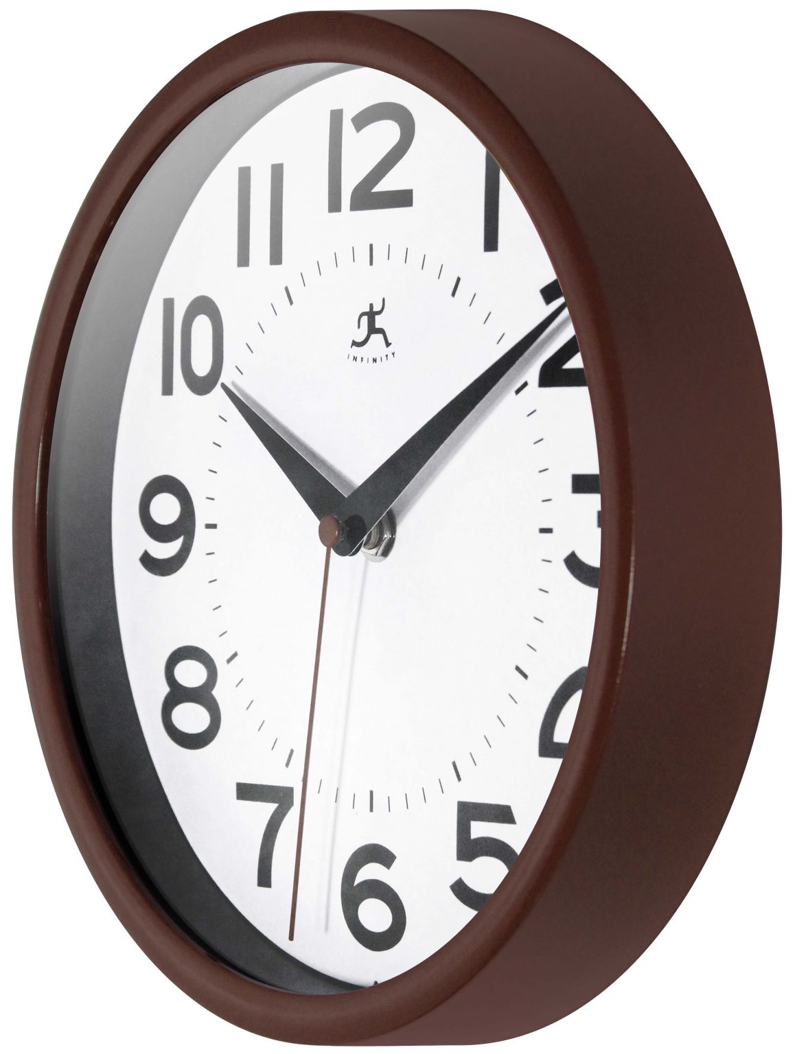 9 inch Metro Brown Resin Wall Clock | Clock by Room